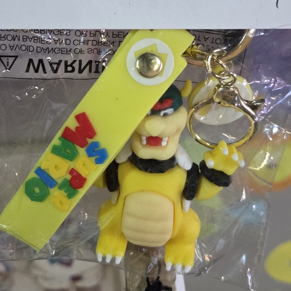 Nintendo | Toys | Super Mario Bowser Large Size Keychain New | Poshmark